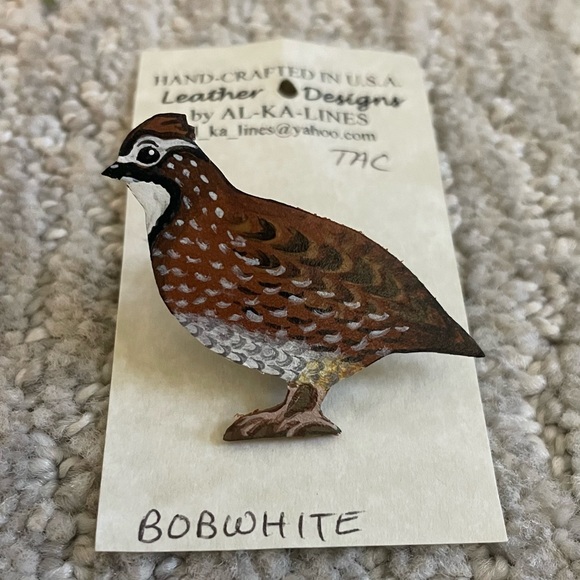 AL-KA-LINES | Jewelry | Bobwhite Quail Pin | Poshmark
